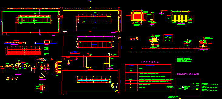 The platform load and unloading goods. Projects category, dwg project ...